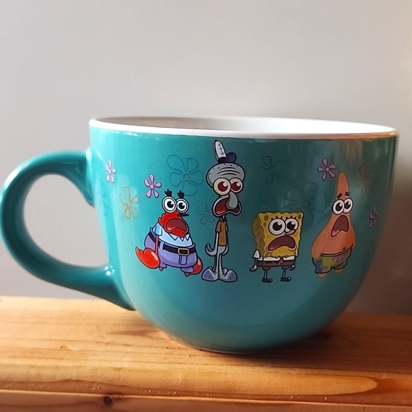 Dining | Spongebob Squarepants With The Group Patrick Squidward Mr ...